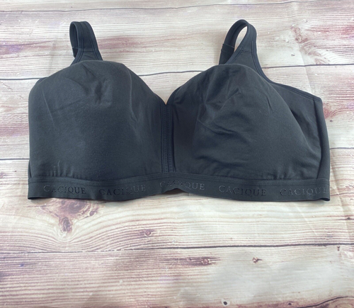 Lane Bryant Cacique Lightly Lined Cotton No Wire Full Coverage Bra Size ...