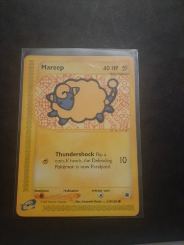 PL (E-Reader) Pokemon MAREEP Card EXPEDITION Base Set 119/165 Common NM ...