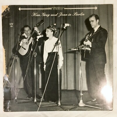 KEN, GREG & JEAN - In Berlin - RARE Germany IMPORT Original Folk Lp | eBay