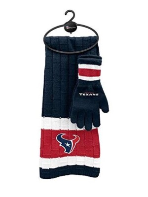 NFL Houston Texans Knit Scarf & Glove Set | eBay