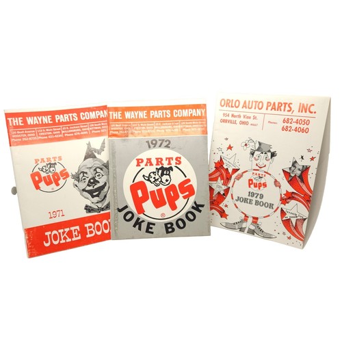 Napa Orlo/Wayne Auto Parts Vintage Parts Pups Annual Joke Book 1971, 72 ...