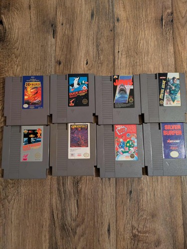 NES Nintendo 8 Game Lot plus cases | eBay