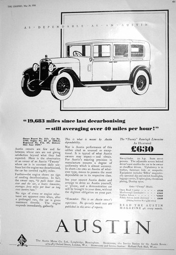 Old 1930 Austin Motor Car Company Birmingham Rover Meteor Works Coven ...