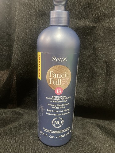 Roux Fanci-Full #18 Spun Sand Instant Hair Color 15.2 Oz Light Ash ...