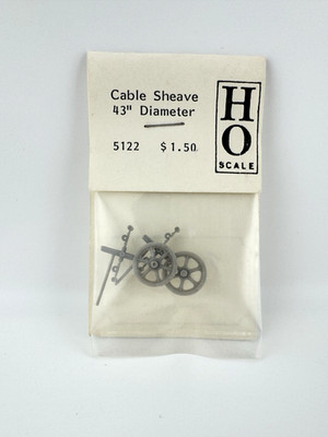 Grandt Line 5122 HO Scale 43" Diameter Cable Sheave | eBay