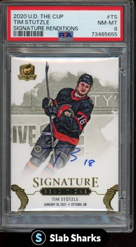 2020 UPPER DECK THE CUP TIM STUTZLE SIGNATURE RENDITIONS ROOKIE AUTO # ...