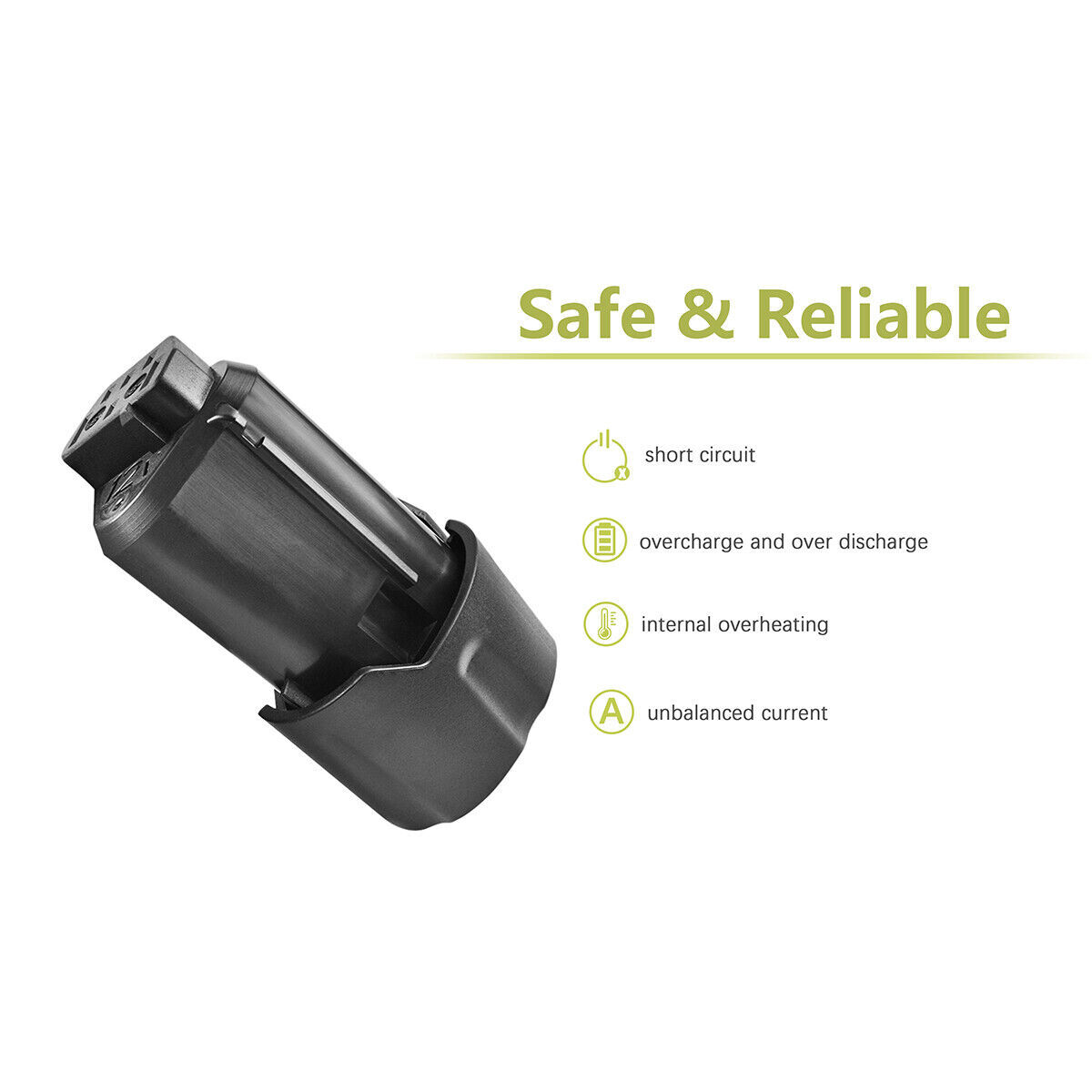 12V Li-ion 3.5Ah Battery For Ridgid R82048 AC82049 R82049 AEG BS12C ...