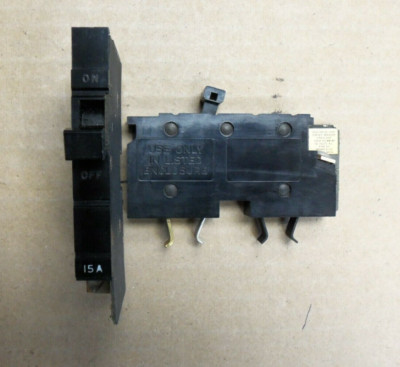 LOT OF 2 Square D XO XO115 1 Pole 15 Amp 120V Black Frame Circuit ...