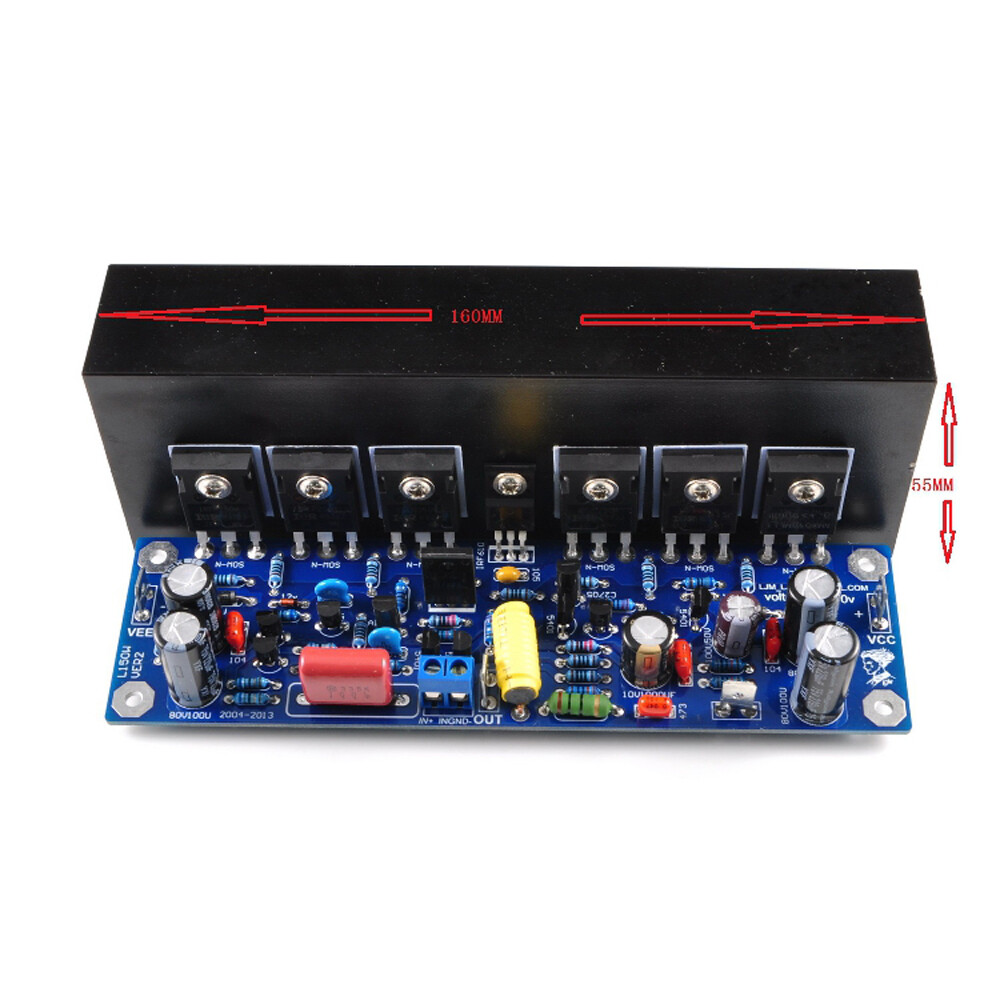 Mono Channel Amplifier Amp Board 10000 UF*2 150W FET Power Amp with ...