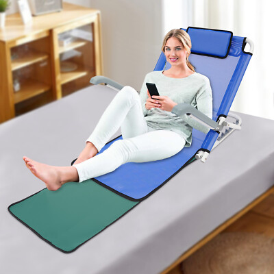 Adjustable Bed Backrest Support Foldable Sit-up Back Rest Patient Care ...