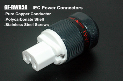 1x IEC Female AC Power Plug Connector Pure Copper hifi | eBay