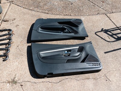 2012 - 2016 VOLKSWAGEN EOS BLACK FRONT DOOR PANELS DRIVERS & PASSENGERS ...