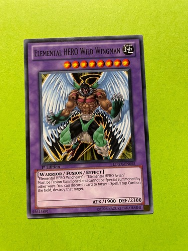 Yugioh Elemental HERO Wild Wingman LCGX EN055 Common 1st ED | eBay ...