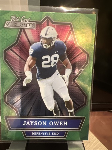 Jayson Oweh 2021 Green Wild Card Alumination #ABC-31 | eBay