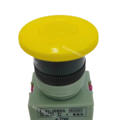 1pcs IDEC Mushroom Head Push Button Switch ABW401Y 22mm 1NC | eBay