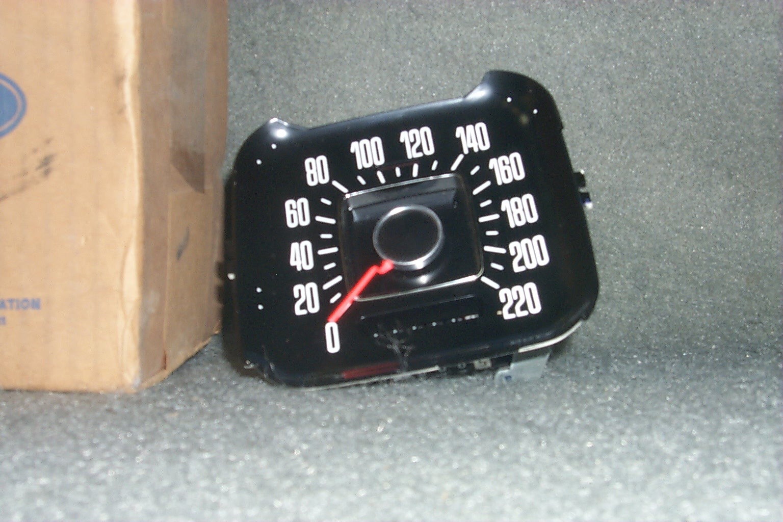 NOS Ford 220 KMH Police Car Speedometer 71 72 Mercury Monterey/Marquis ...