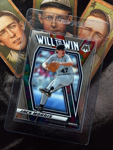 2021 Panini Mosaic Will to Win Jack Morris Minnesota Twins Baseball ...