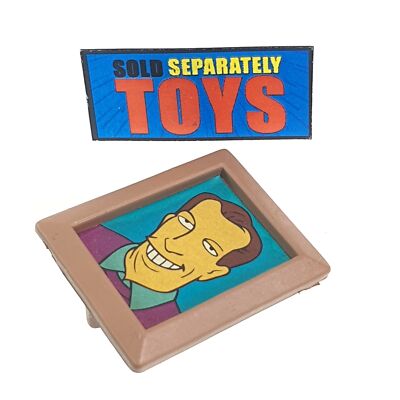 The Simpsons Edna Krabappel PICTURE FRAME original Playmates accessory ...