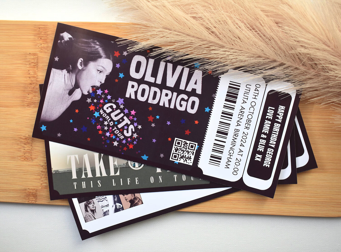 Personalised Any Concert Ticket, Custom Event Ticket, Concert Ticket ...