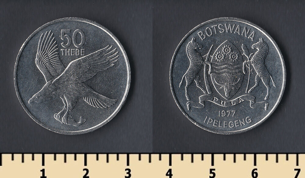 Botswana 50 thebe 1977 | eBay
