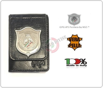 Wallet with Plaque Metal GPG IPS Guardia Particolare Plighted PANTERA ...