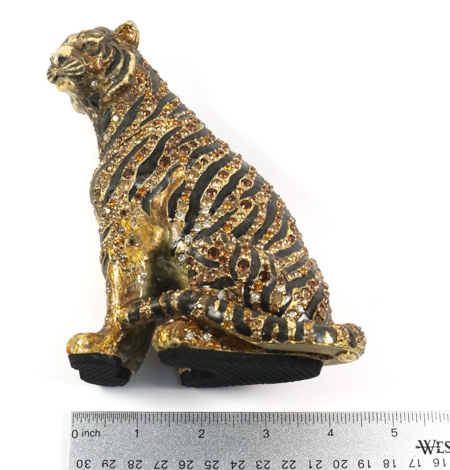 Jay Strongwater Sitting Tiger Figurine | eBay