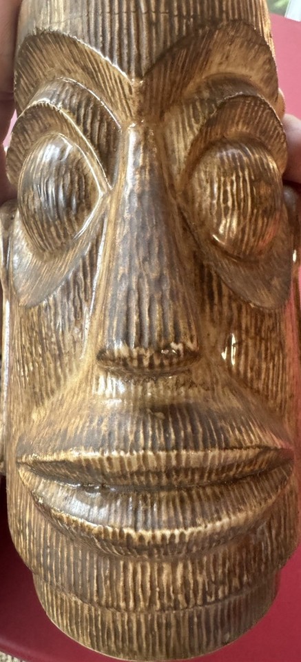 Otagiri Vintage Tiki Mug Short Moai Brown Hawaiian 5 Inch Japan Vtg ...