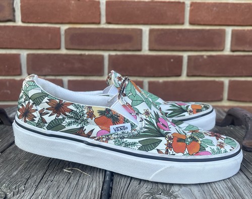 Vans Classic 507452 Unisex M5.5 W 7 Shoes Multi Tropic Slip-On Athletic ...