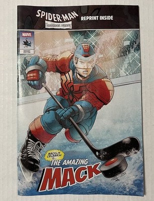2026 San Jose Sharks Macklin Celebrini Marvel Spider-Man Comic Book NHL ...