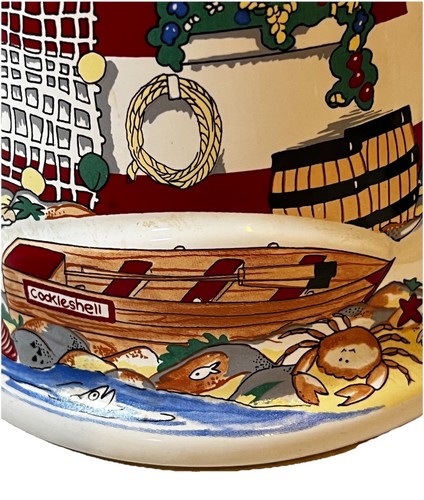 Vintage Cockleshell Cove Light House Teapot By Wade Made In England ...