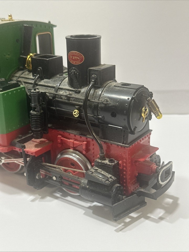 Lehman LGB 2020 Red Green Train Locomotive #2 - G Scale, Some Missing ...