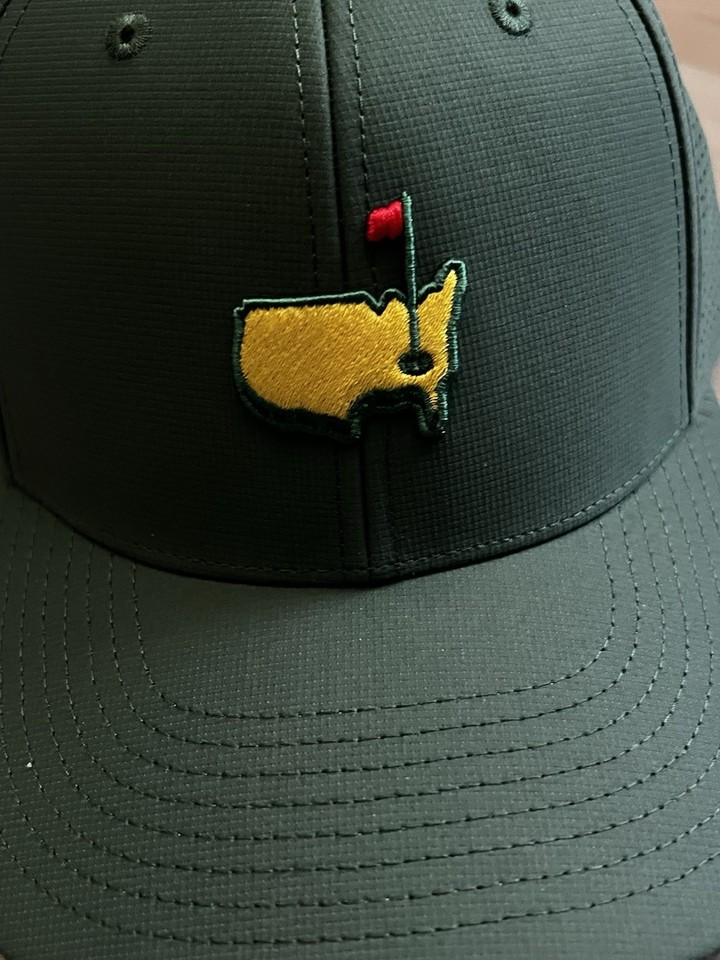 2025 Augusta Masters Tournament Golf Hat Green Hat w/ Perforated Holes ...