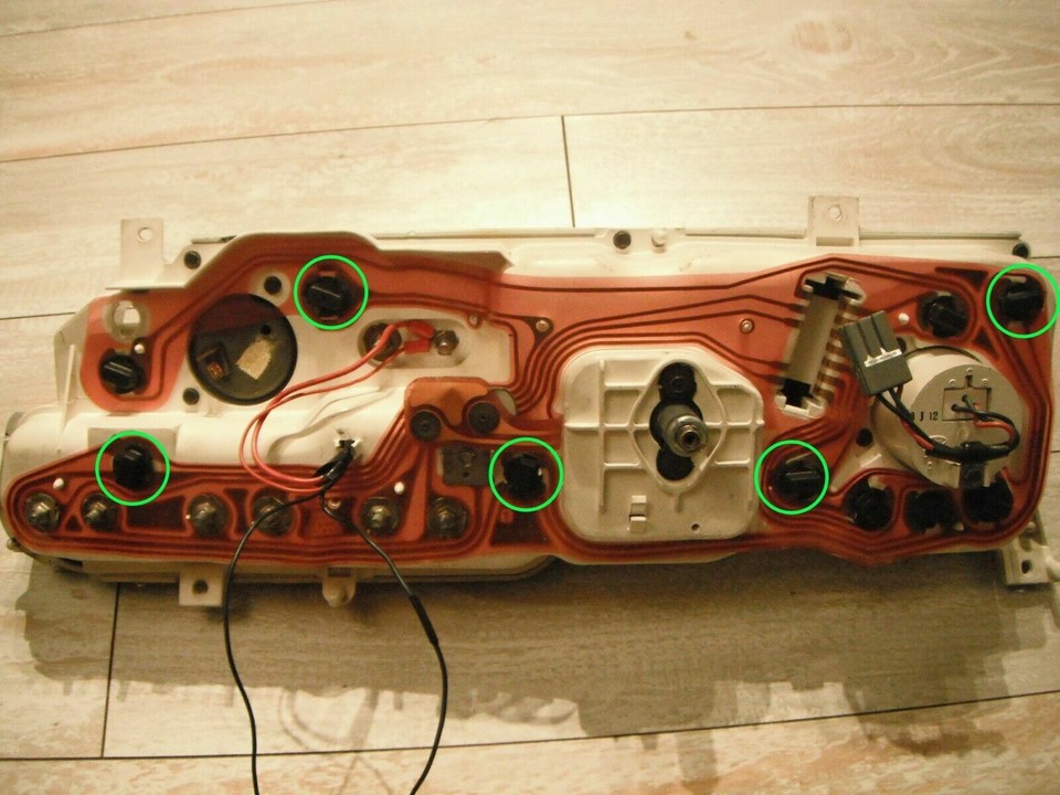 Gauge Cluster LED Dash Kit Green For 72-79 Ford Torino Ranchero LTD II ...