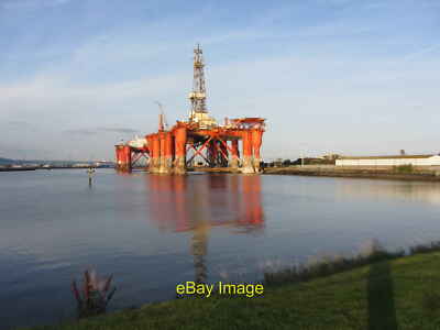 Photo 6x4 Oil rigs in Belfast Queens Island The Borgny Dolphin and ...