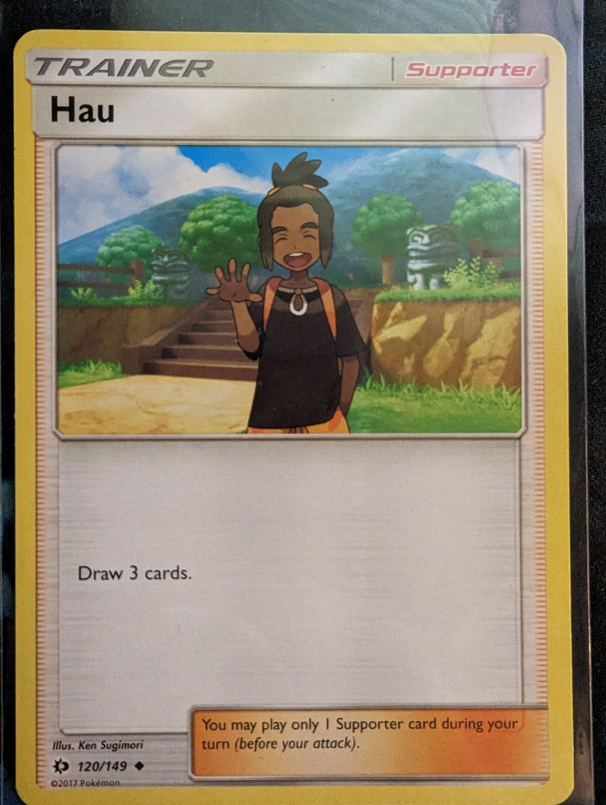 2x Pokémon TCG Hau Sun & Moon Base Set 120/149 Regular Uncommon - Set ...