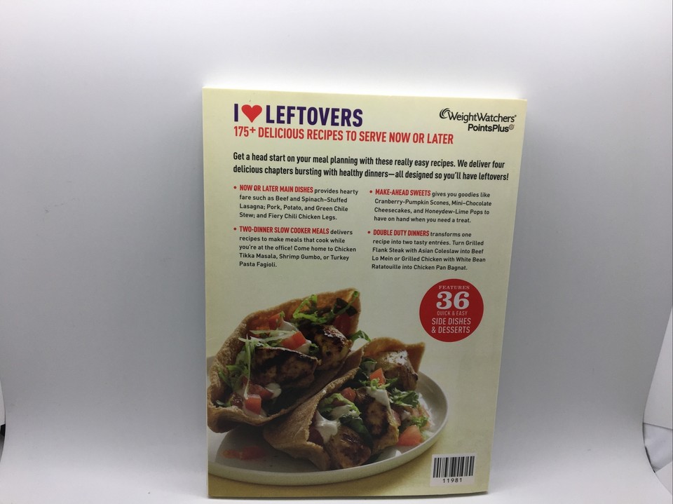 Weight Watchers Cookbook I Love Leftovers 175 Delicious Recipes Free ...