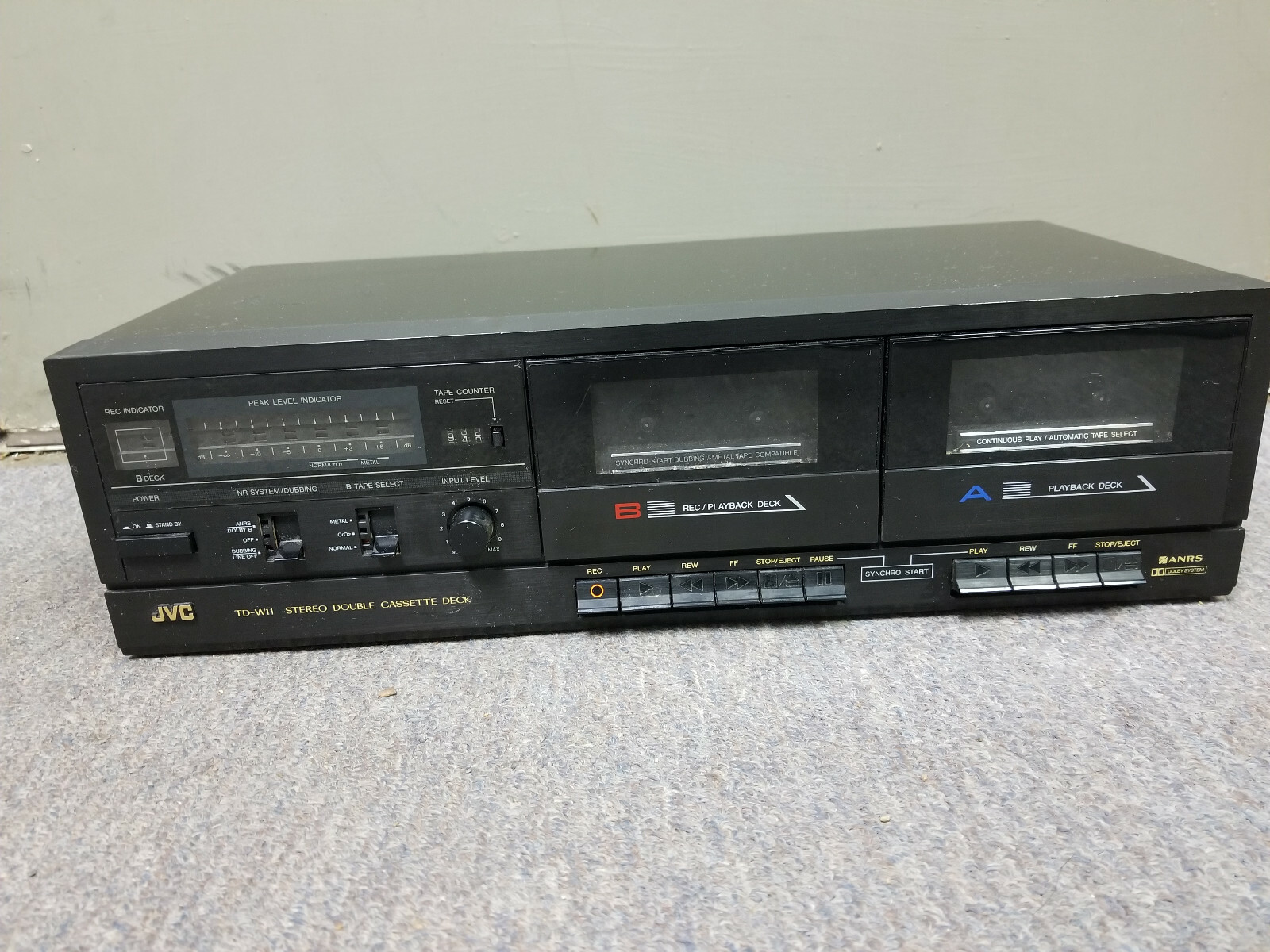 JVC TD-W11 dual dubbing cassette deck | eBay