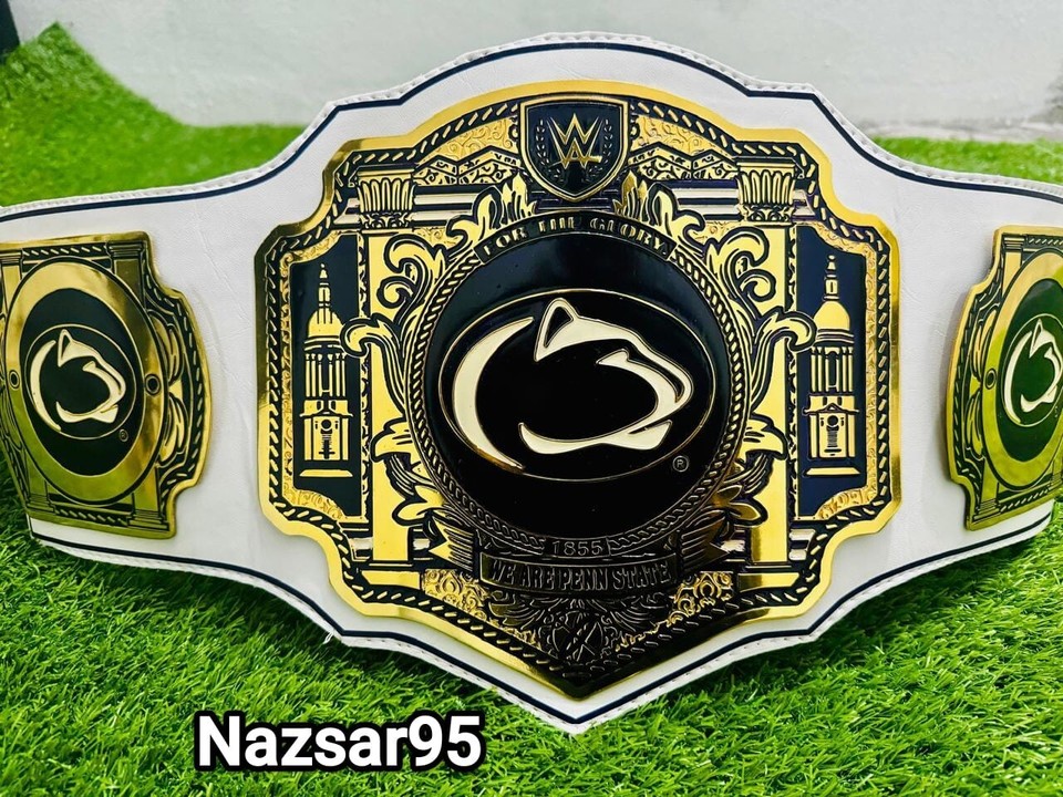 Penn State Nittany Lions WWE Legacy Championship Belt Adult Size 2MM ...
