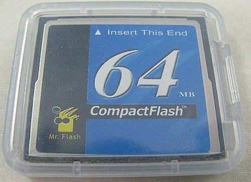 Mr. Flash 64MB Compact Flash Memory Card CF FC064 Used Working | eBay