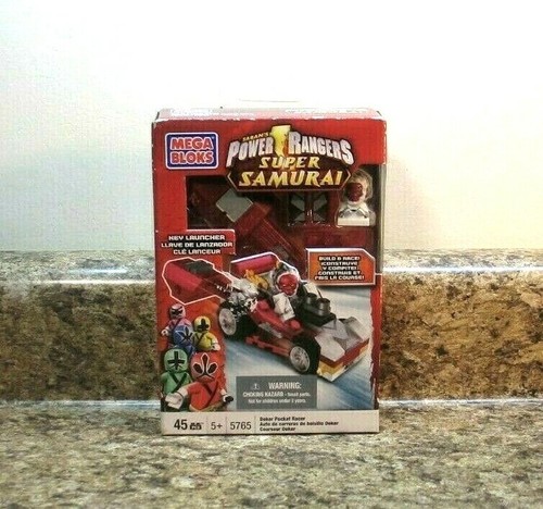 Power Rangers Super Samurai Mega Bloks Decker Pocket Race Car Building ...