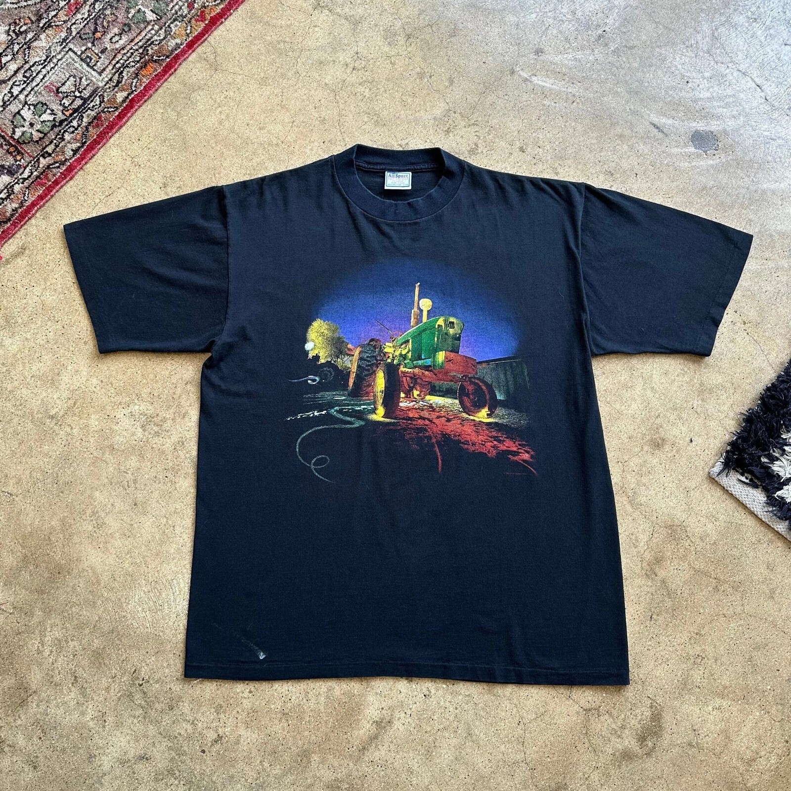 1995 The Tractors Country Rock Band Vintage Graphic T… - Gem