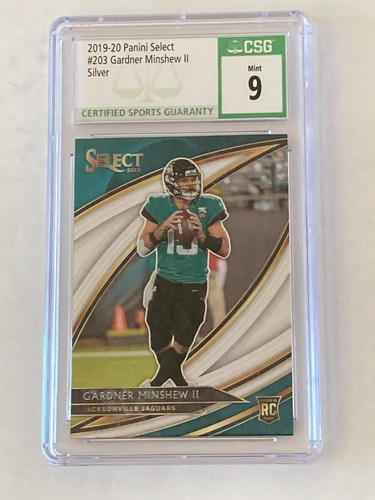 2019 Select Gardner Minshew II Field Level Silver Prizm RC Rookie #203 ...