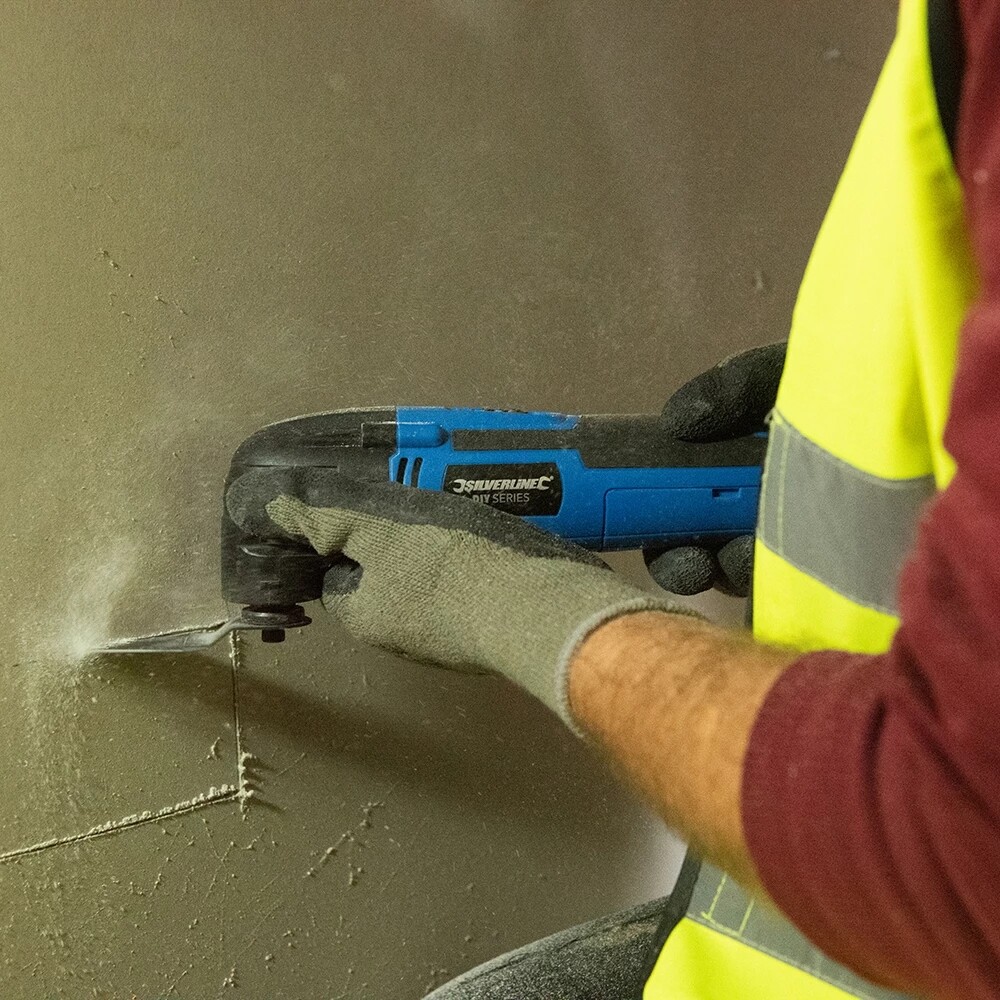 300W OSCILLATING MULTI FUNCTION POWER TOOL SILVERLINE 430787 - 3 YEAR ...