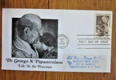 DR GEORGE PAPANICOLAOU CANCER PAP SMEAR 1978 UNKNOWN CACHET FDC | eBay