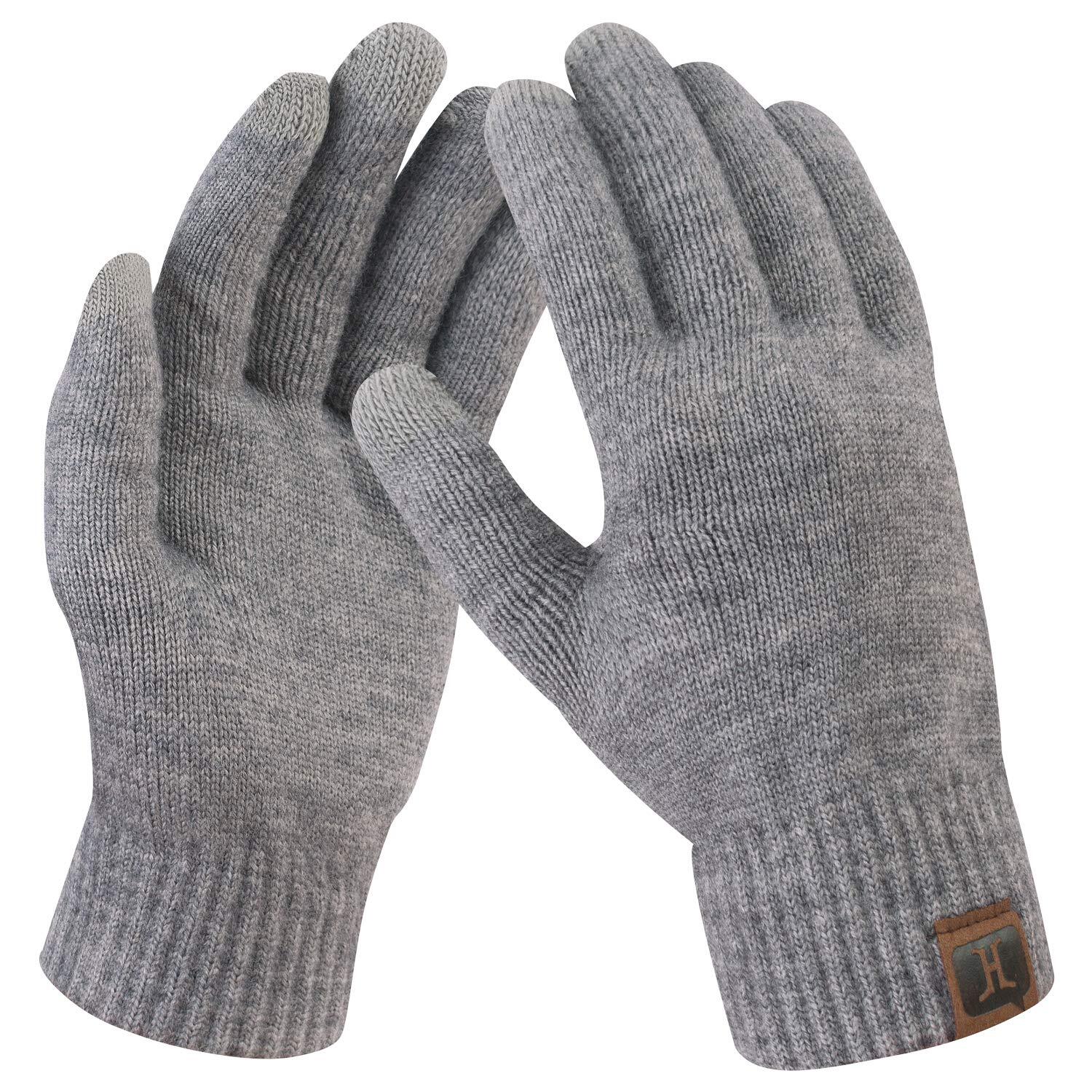 Women's Winter Touchscreen Wool Magic Gloves Warm Knit Fleece Lined for ...