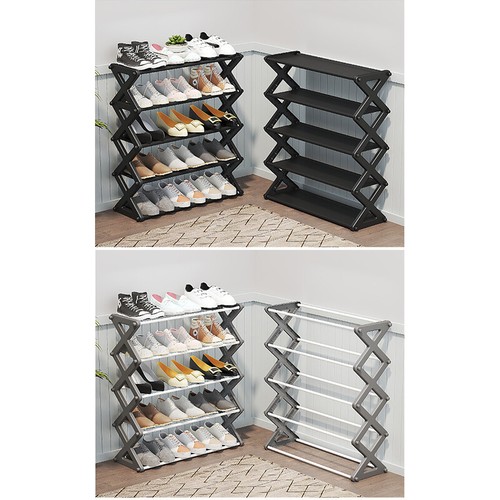 X-Shaped Shoe Rack Home Multifunctional Shoe Cabinet For Dormitory ...