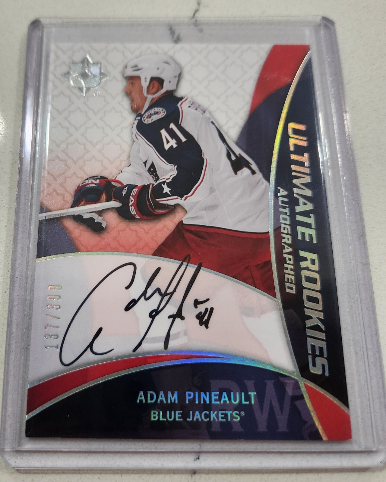 2008-09 Ultimate Collection ADAM PINEAULT - Ultimate Rookies /399 Auto ...