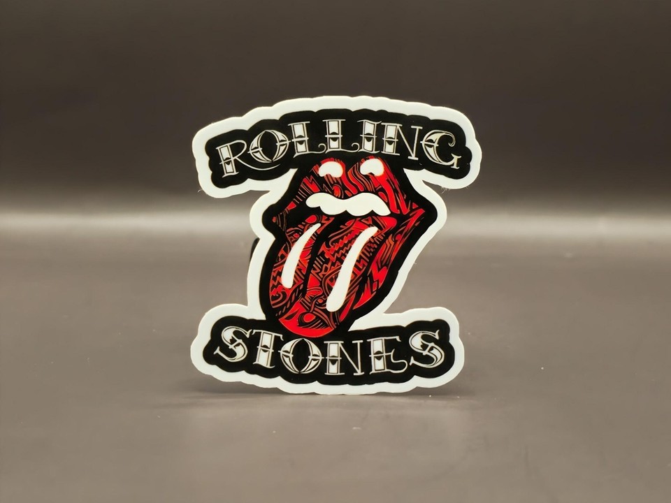 The Rolling Stones Vinyl Stickers The Stones Tongue Mick Jagger 70's ...