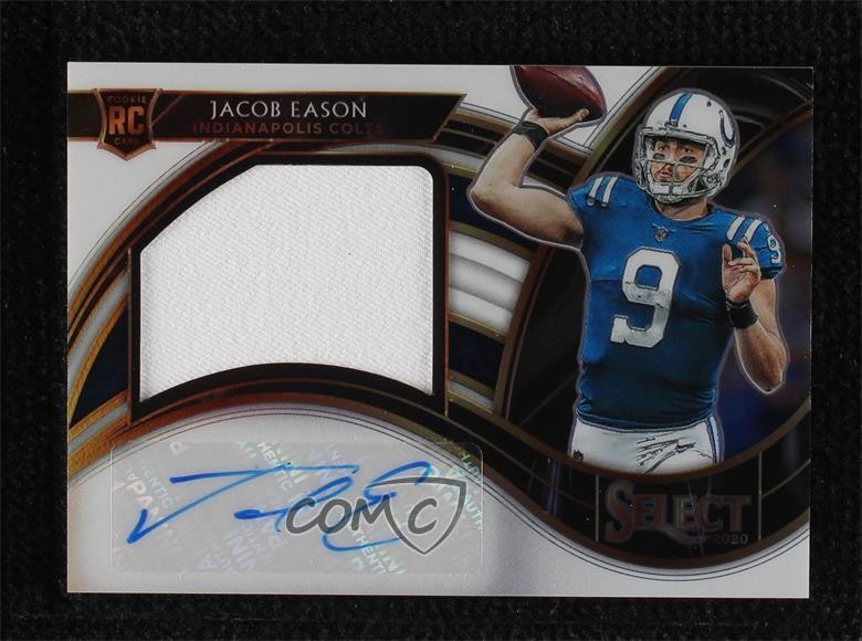 2020 Panini Select - Jumbo Rookie Signature Swatches Jacob Eason #JRS ...