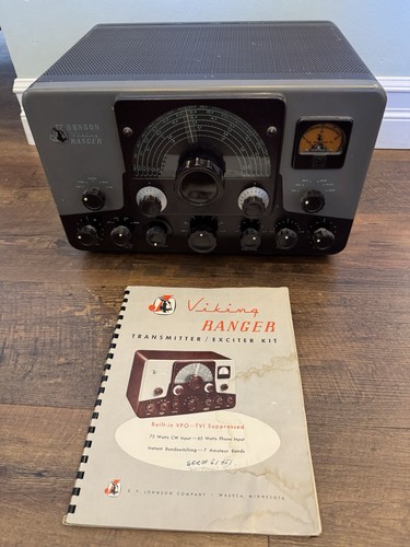 Johnson VIKING RANGER Transmitter Exciter Kit HAM Radio w Manual | eBay